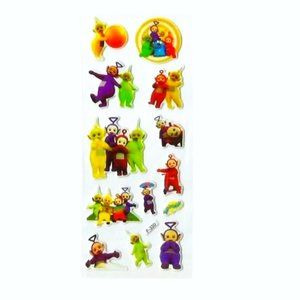 Office | Vintage 9s Teletubbies Mini Puffy Stickers Vinyl Foam ...